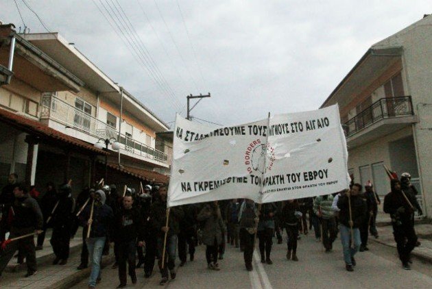 Δυναμική κινητοποίηση ενάντια στο φράχτη του Έβρου – Πορεία στη ...