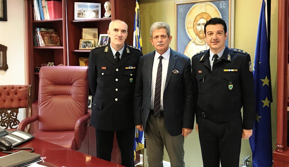 Συνάντηση Αρ. Πατακάκη με τον νέο Αστυνομικό Διευθυντή Δράμας κ. Χρήστο ...