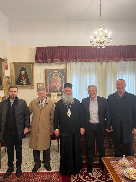 Επίσκεψη Κ. Χαρακίδη στον Μητροπολίτη Δράμας-Δελτίο Τύπου | dramini