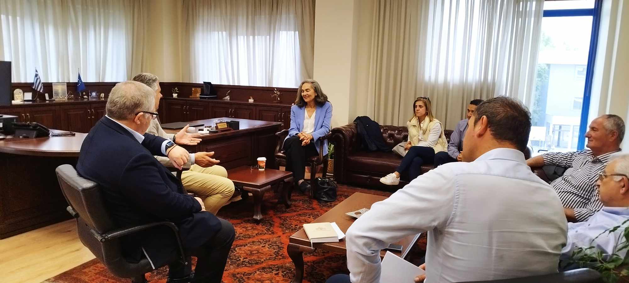 Η πρόεδρος του ΣΕΓΑΣ κ. Σοφία Σακοράφα στην ΠΑΜΘ | dramini