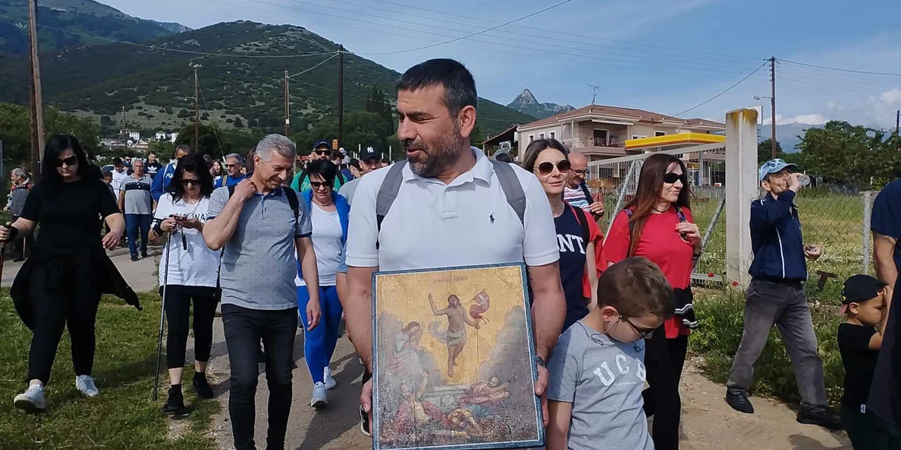 Καλή Βρύση: Λιτανευτική πορεια στη φύση 18 χιλιομέτρων | dramini